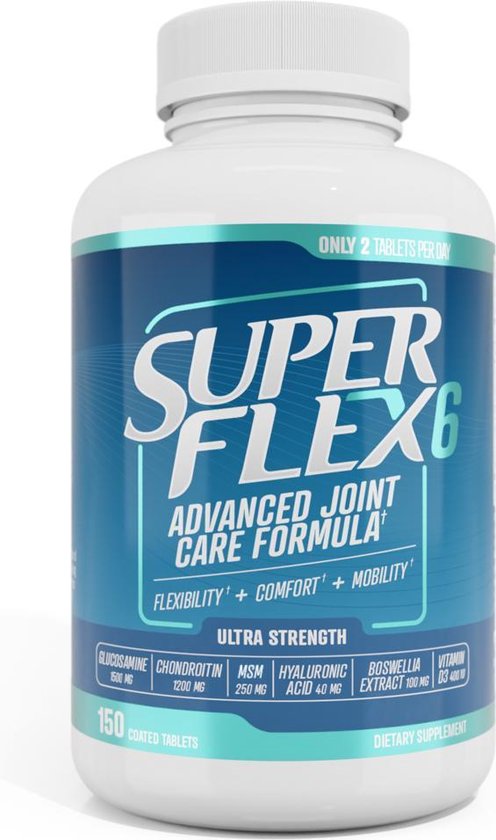 SUPERFLEX-6 Advanced Glucosamine Joint Care Complex 150 Tablets | bol