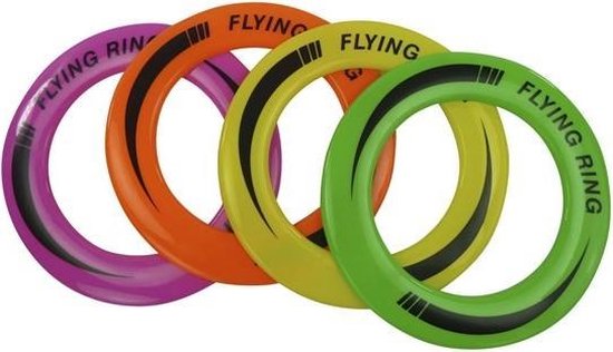 Frisbee Flying Ring 24cm assorti kleuren (1 stuk) assorti | bol.com