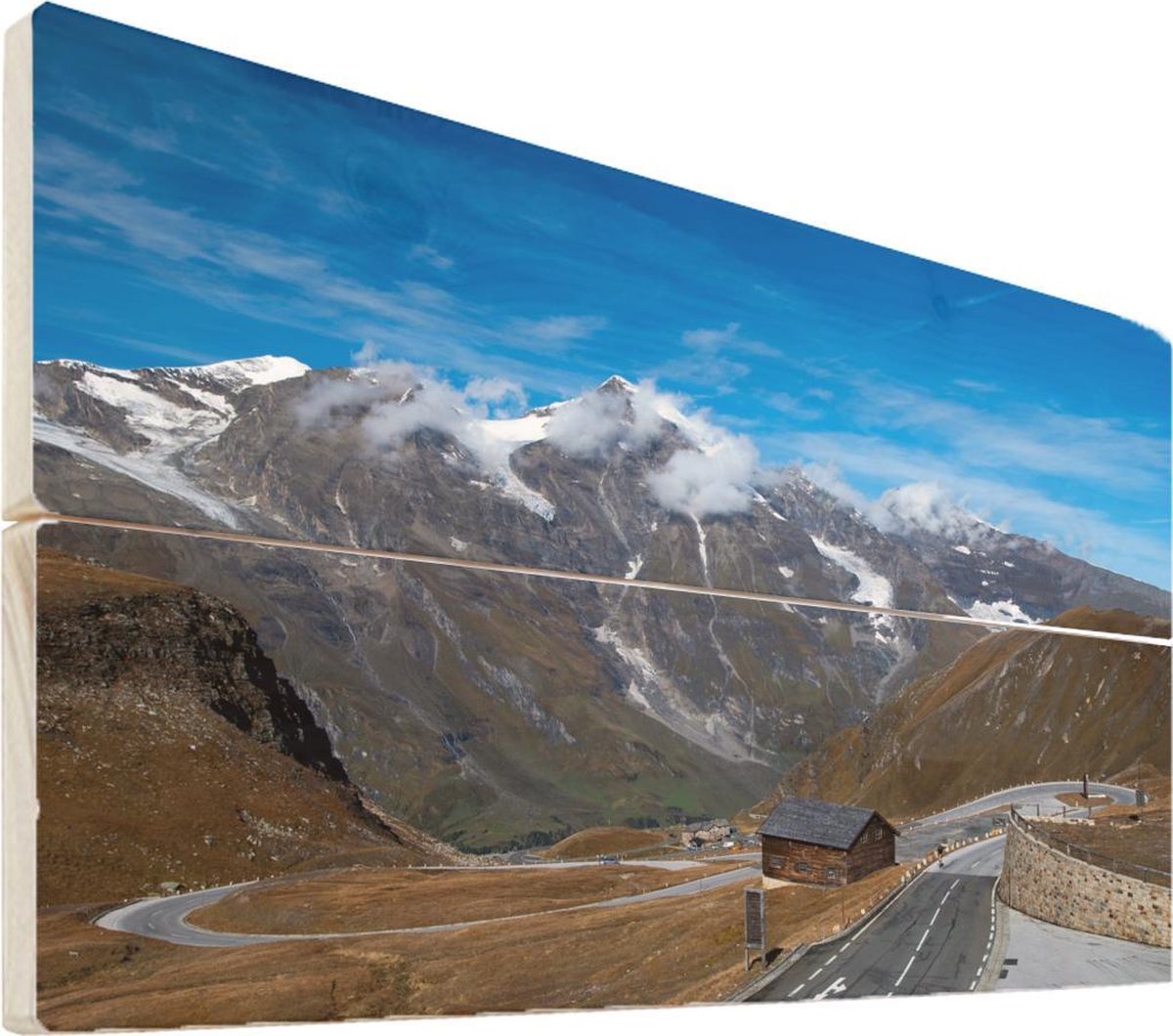 La Haute Route alpine du Großglockner avec les sommets des montagnes en ...