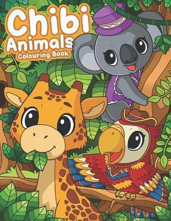Chibi Animals Colouring Book, Adira Finch | 9798682490677 | Boeken ...