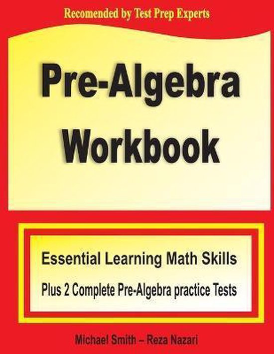 Pre-Algebra Workbook | 9781636200002 | Michael Smith | Boeken | bol
