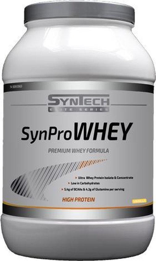 SynTech High Protein SynPro Whey Poeder Banana 2040gr | bol.com