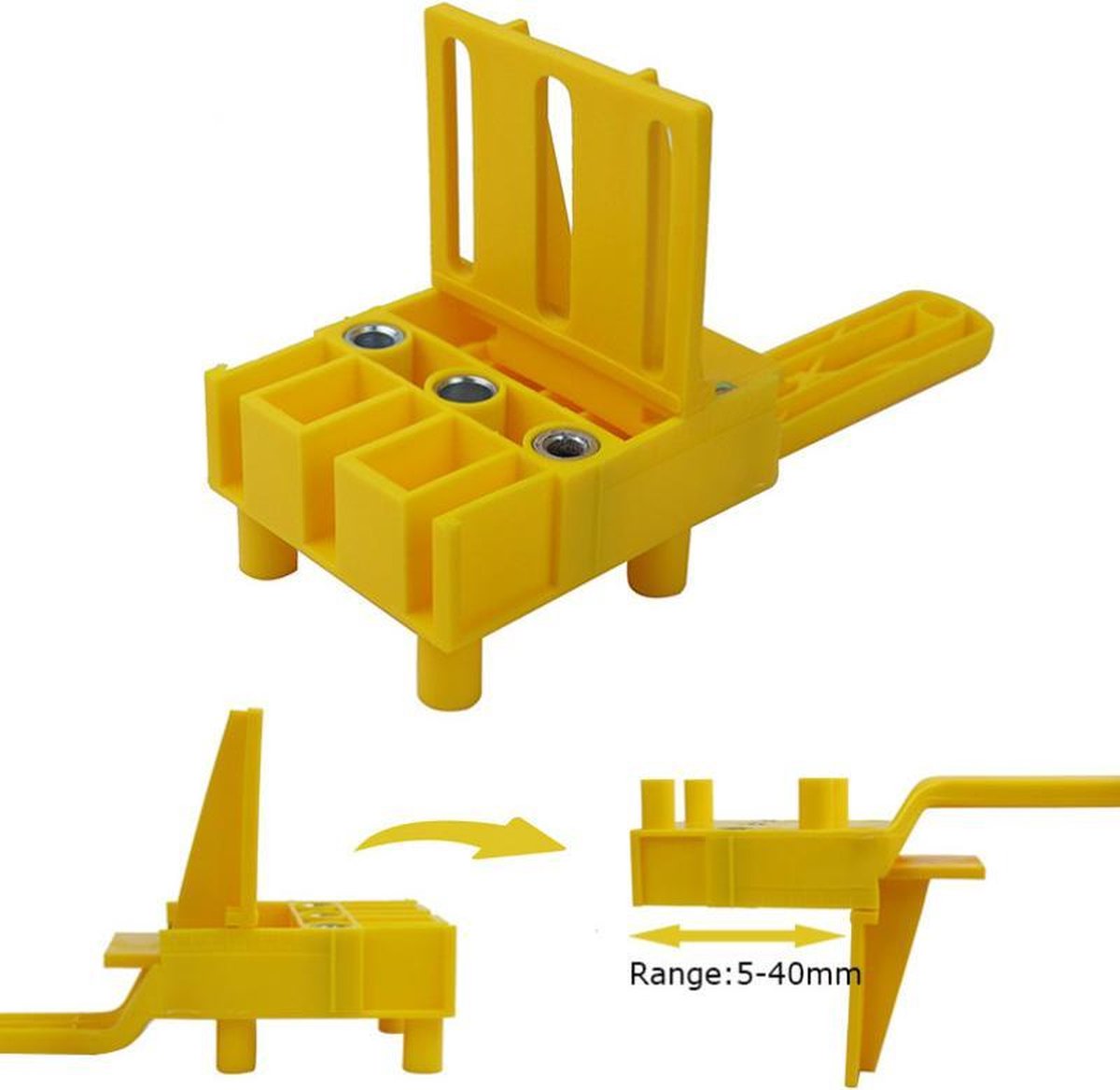 WiseGoods Premium Boormal Set Inclusief Boren - Boorhulpstuk Recht ...