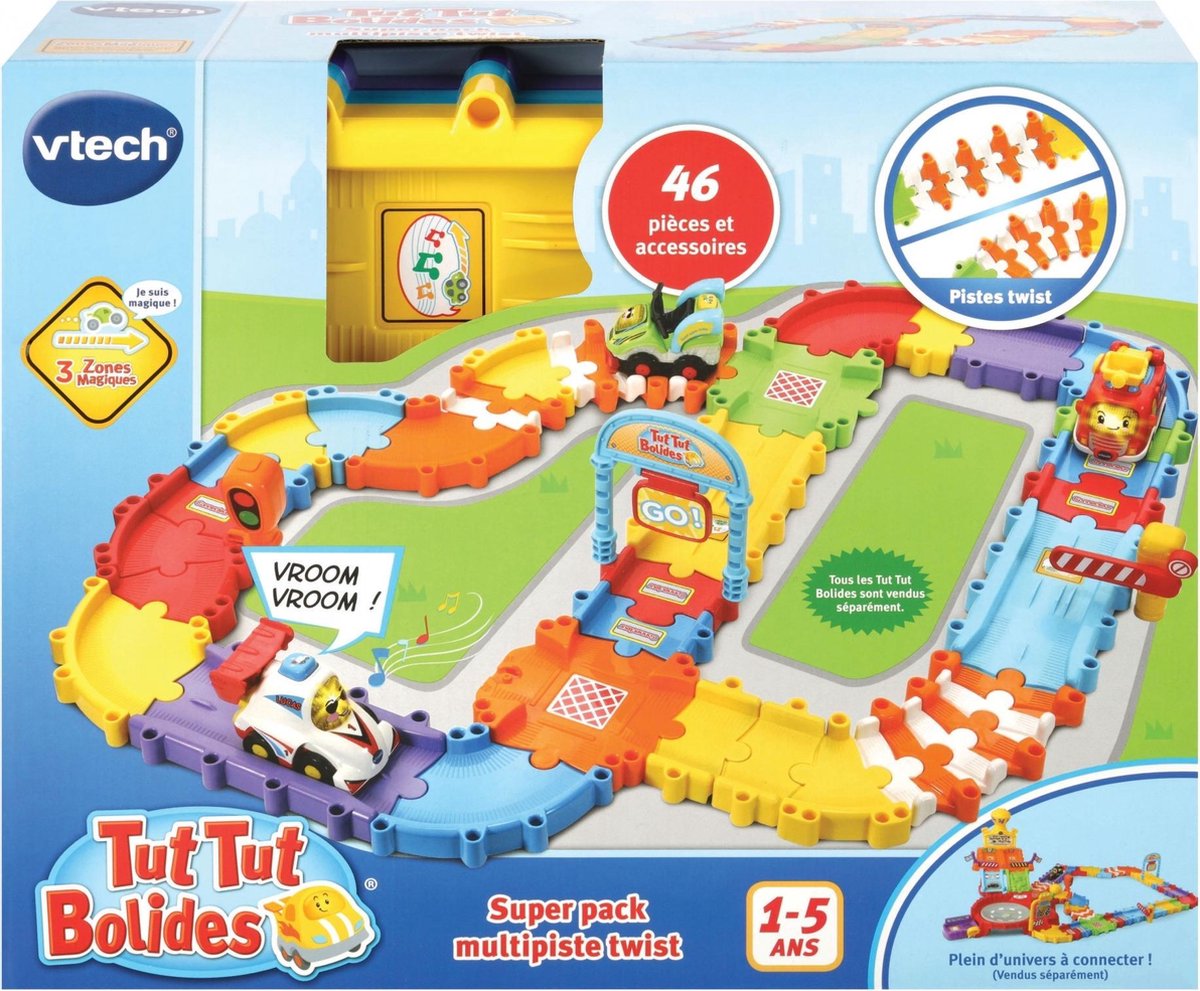 VTech Tut Tut Bolides -Super Pack Multipistes Twist | bol.com