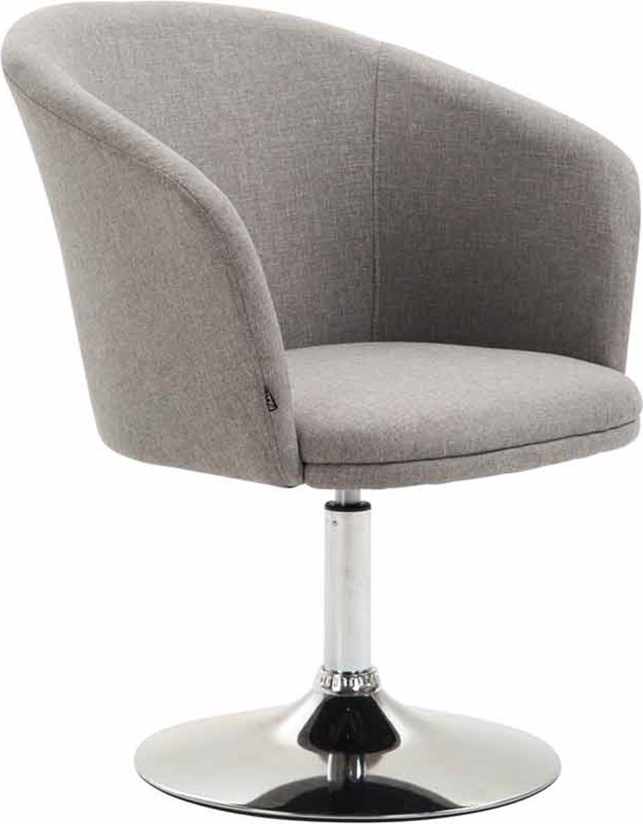 Stoel - Stof - Bijzondere uitstraling - Grijs | bol.com