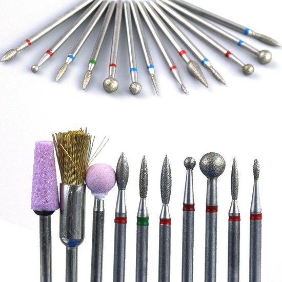 Fraise à ongles diamantée pour manucure - Fraise électrique propre pour ...