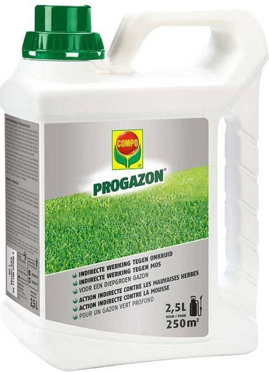 Compo Progazon effet indirect contre les mauvaises herbes et les mousses 2,5 litres | bol.com