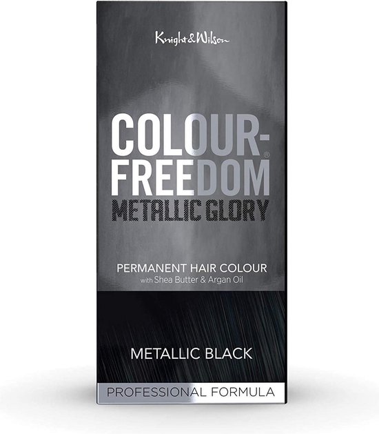 Knight & Wilson Colour Freedom Metallic Glory Metallic Black Permanent ...