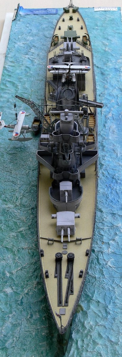 modelbouw in karton, bouwplaat, De Ruyter, lichte kruiser, (1936-1942 ...