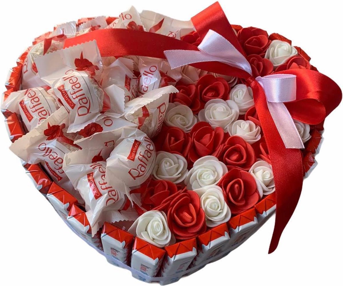 Love choco hart - Chocolade cadeau - in de vorm van een hart - Kinder ...