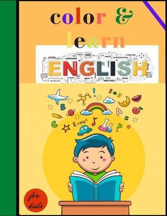 color & learn english, Smail Books | 9798657644685 | Boeken | bol.com