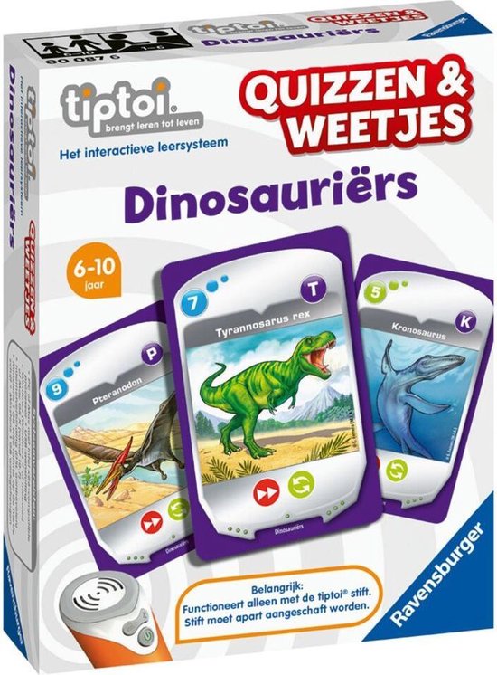 tiptoi® Quizzen & Weetjes Dino´s - Ravensburger - Leersysteem | bol.com