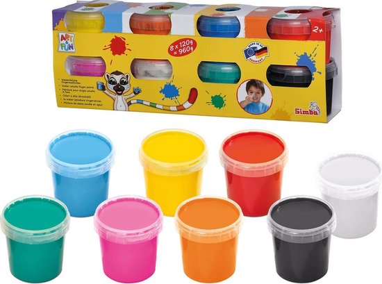 Simba - Art & Fun - Vingerverf - Verf - Knutselen | bol.com
