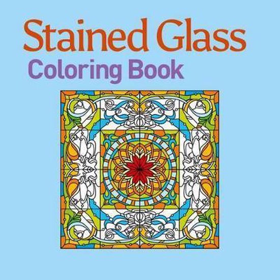 Stained Glass Coloring Book, Arcturus Publishing | 9781785990083 ...