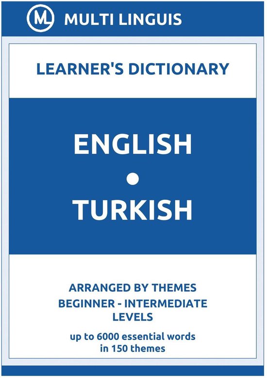 Turkish Language Dictionaries - English-Turkish Learner's Dictionary ...