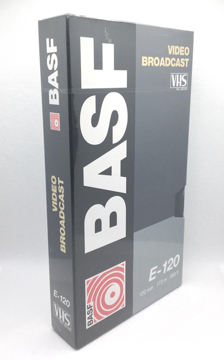 BASF E-120 video broadcast VHS / VHS videoband / video cassette | bol.com