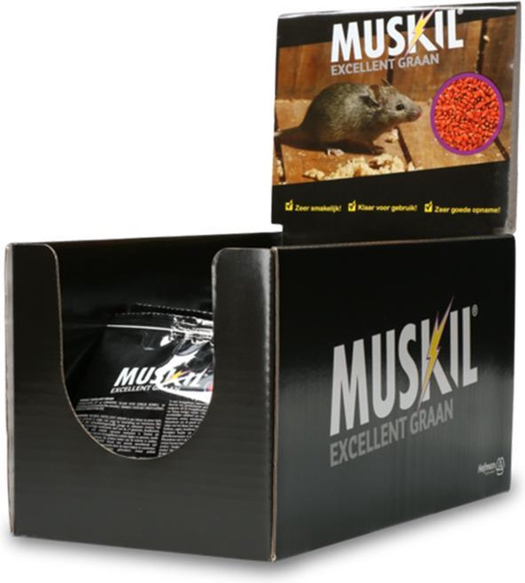 Muskil Excellent granen Muizengif (16x 50gr) | bol.com