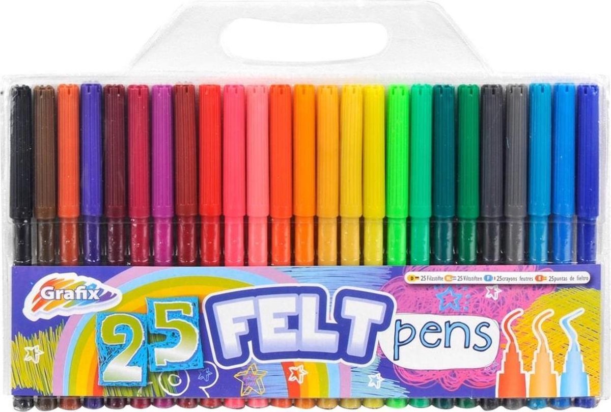 Viltstiften 30 stuks - Tekenen & Kleuren - Stiften | bol.com