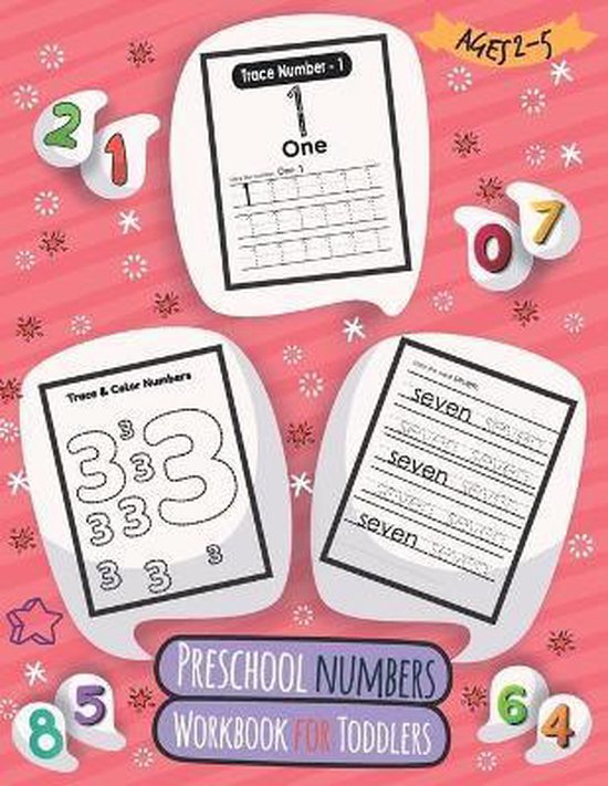 Preschool numbers Workbook for Toddlers, Jake Book | 9798647487414 ...