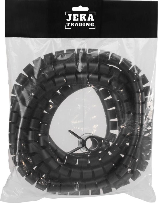 Kabelslang - 5 Meter - 25mm Breed - Zwart - Met Rijgtool - Kabel ...