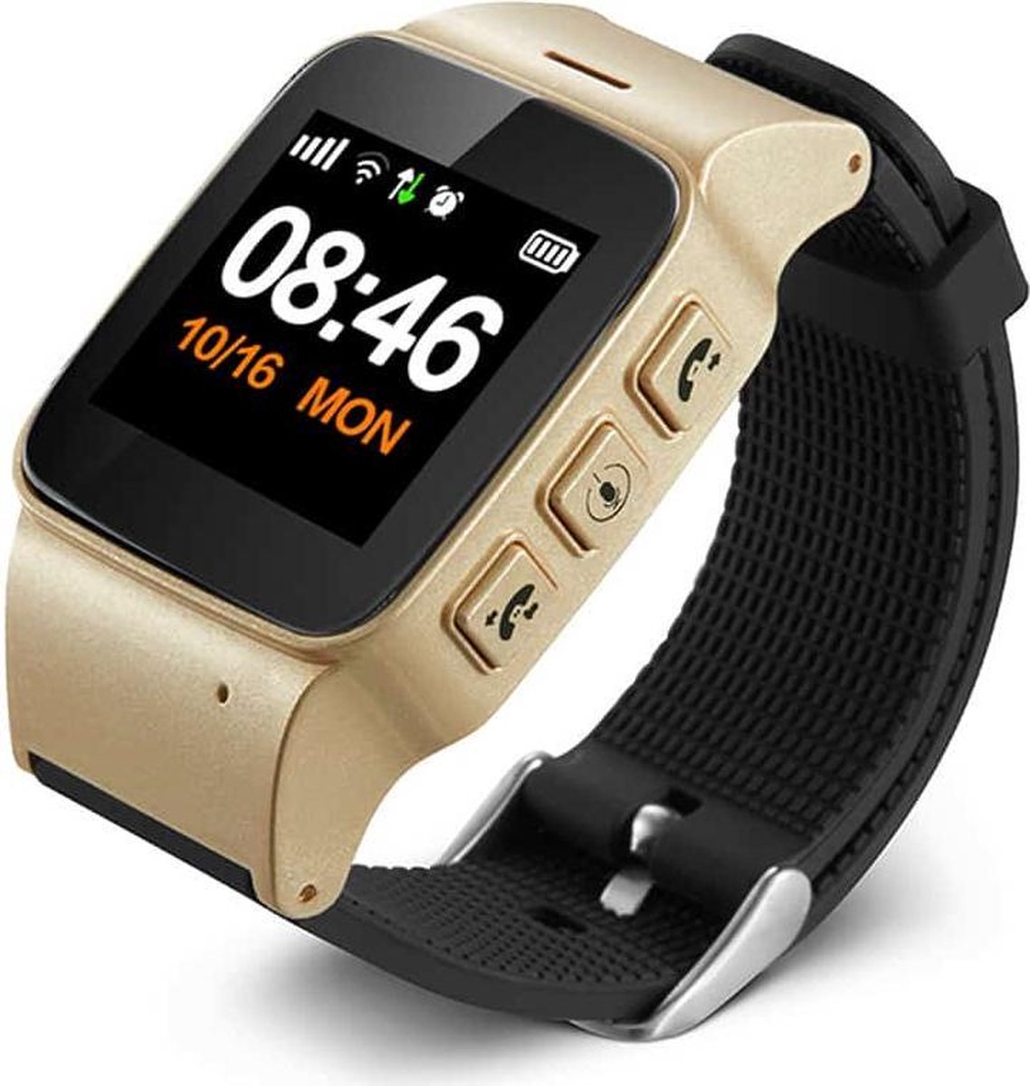 D99 + 1,22 inch HD LCD-scherm GPS-smartwatch voor ouderen Waterdicht ...