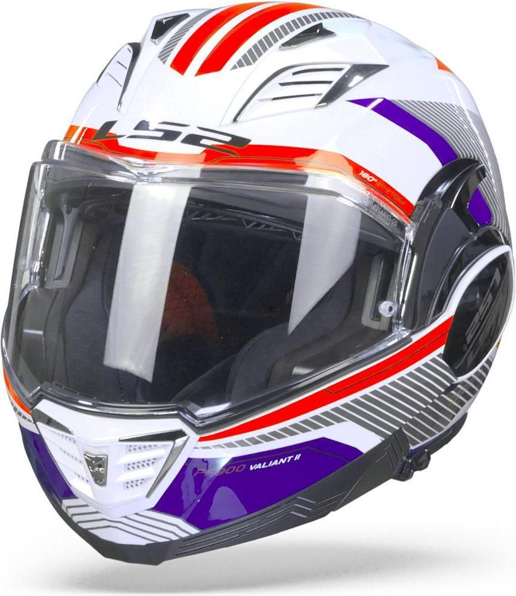 LS2 FF900 Valiant II Revo Wit Rood Blauw S | bol.com