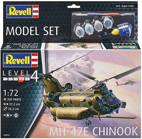 1:72 Revell 63876 MH-47E Chinook - Model Set Plastic kit | bol