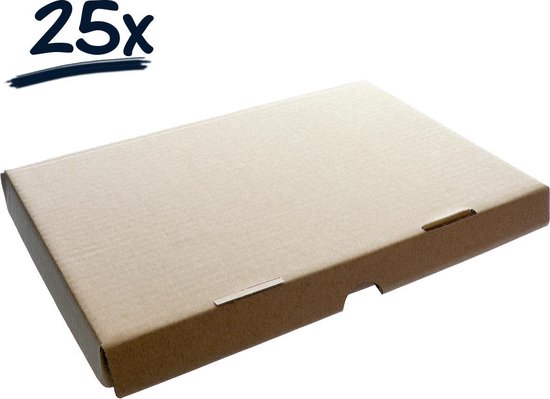 Sevige Verzenddozen - 31,5 x 22,5 x 3 cm - 25 Dozen | bol