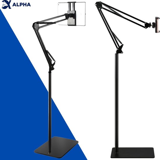 Alpha Tablet Standaard Statief - Telefoon Houder tot 175cm In Lengte ...