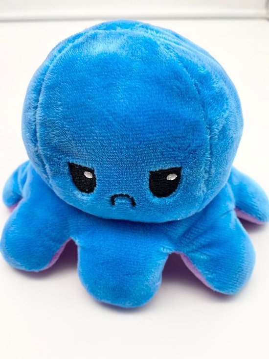 OMKEERBARE/REVERSIBLE OCTOPUS KNUFFEL/MOOD KNUFFEL/EMOTIE KNUFFEL/2 ...