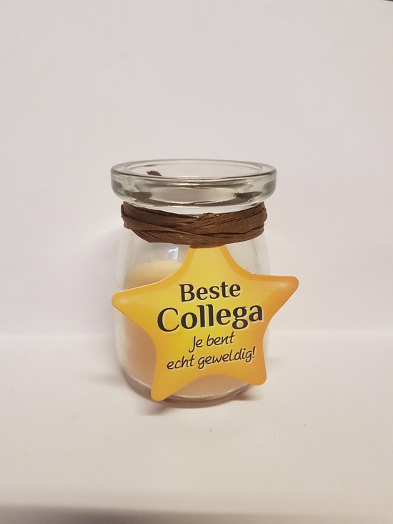 kaarsje beste collega | bol.com
