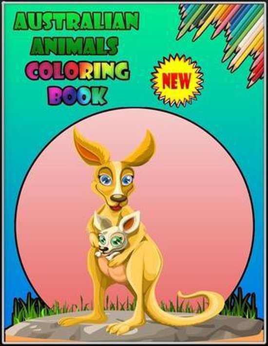 Australian Animals Coloring Book, Cibon Himo | 9798724680103 | Boeken ...