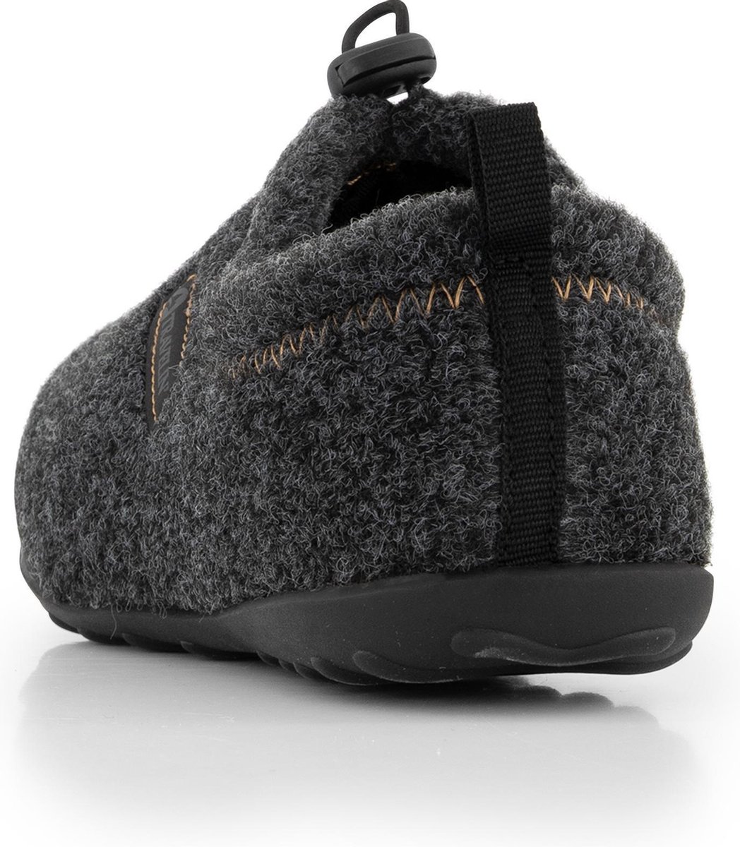 Travelin' Back-Home Heren Sloffen - Wollen Pantoffels - Rubberen zool ...