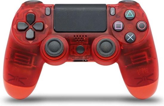 Playstation 4 Controller Transparent Red | bol.com
