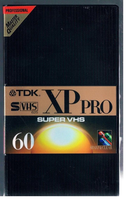 TDK S-VHS XP pro super vhs E-60 | bol