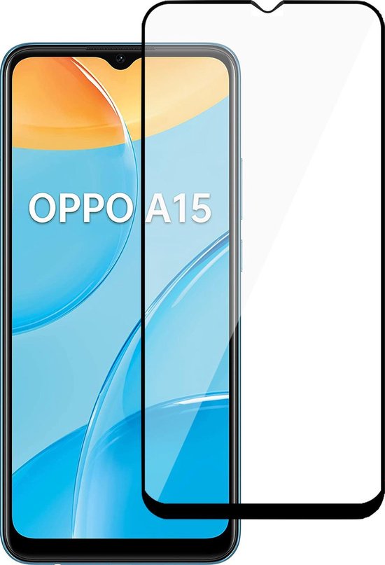 Screenprotector geschikt voor Oppo A15 - Glas Full Screen | bol
