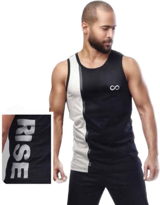 Embrator mannen Tank-Top Rise zwart maat S | bol.com