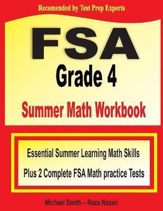 FSA Grade 4 Summer Math Workbook | 9781646129645 | Michael Smith ...