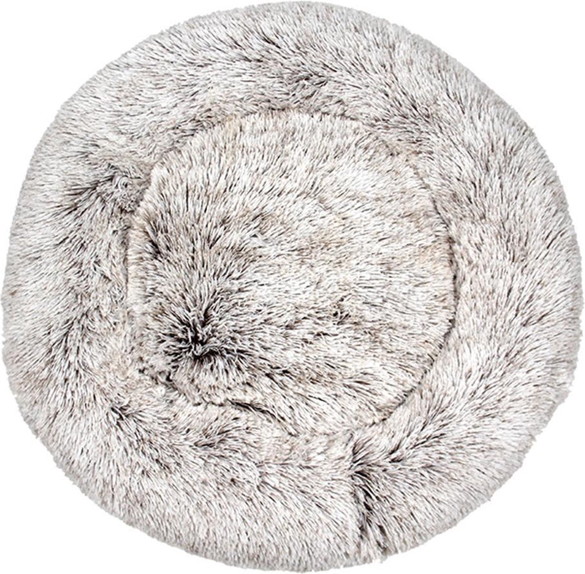 MAND! donut hondenmand/kattenmand 60 cm - bruin wit - hond kussen mand ...