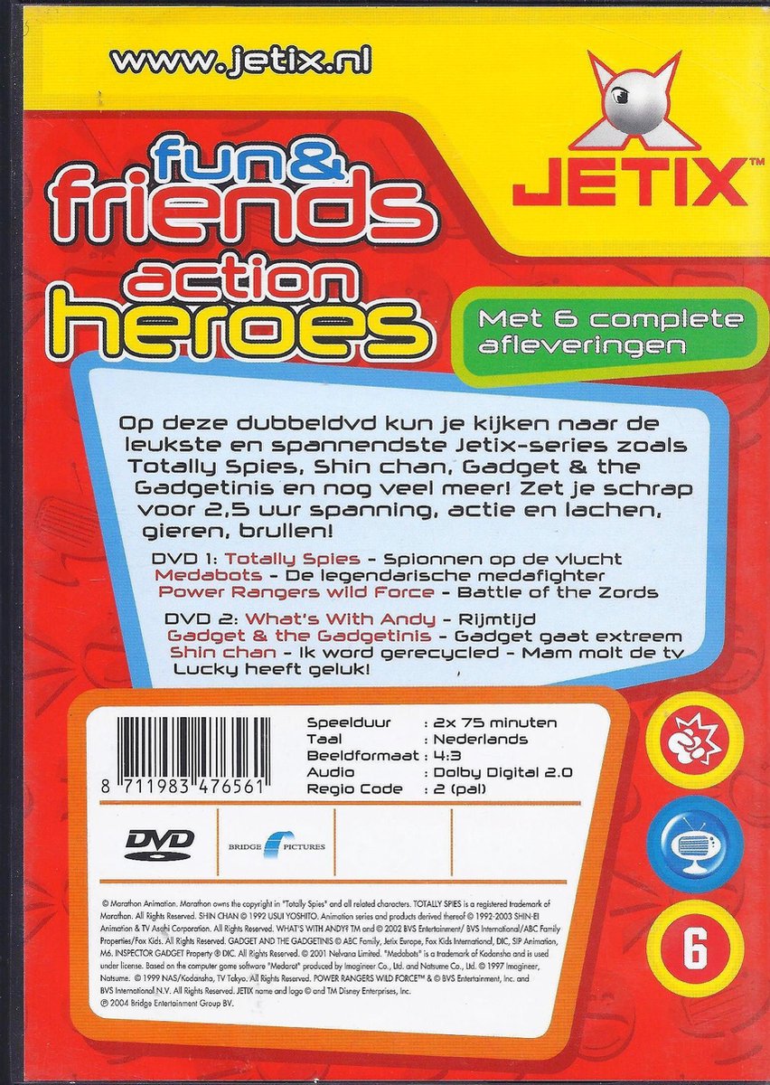 Jetix (2DVD) (Dvd) | Dvd's | bol