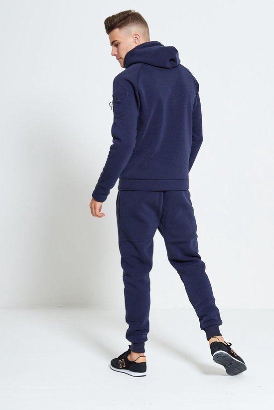 JC Blue Trainingspak heren – Navy - Skinny - Tracksuit heren ...