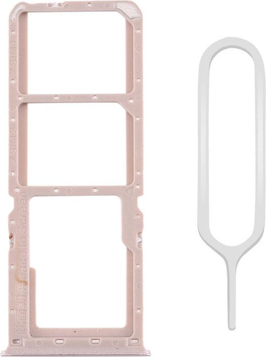 MMOBIEL Dual Sim Tray Kaart voor Oppo A5 / A9 / A11 6.5 inch Wit Incl ...