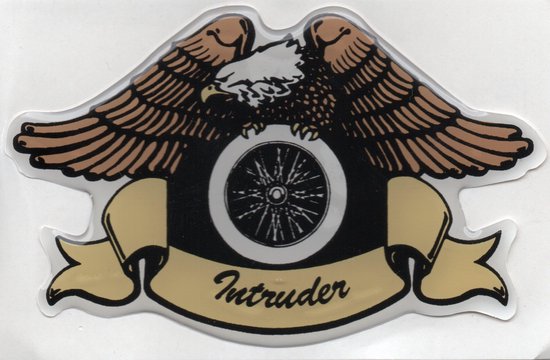 3D motor decal - Sticker / Intruder | bol.com