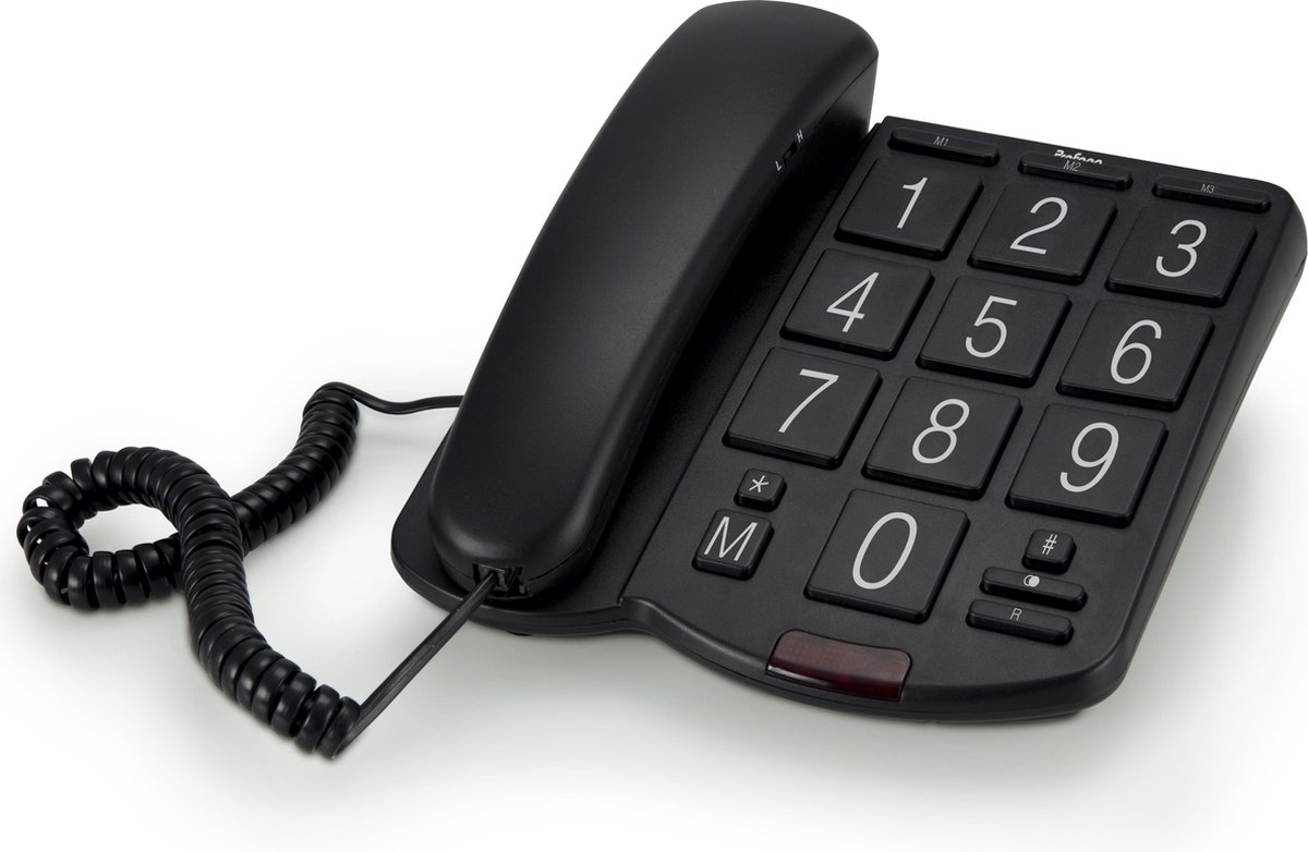 Profoon TX-575 Huistelefoon met grote toetsen - Met bellampje, je ziet ...