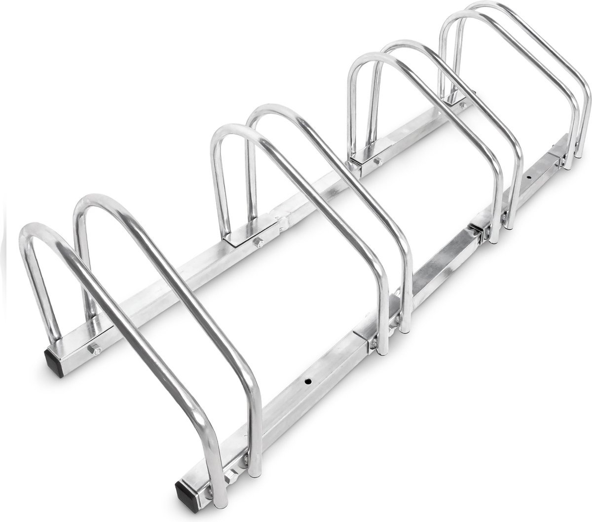 Relaxdays Fietsenrek 4 fietsen - bodem- of wandmontage ...