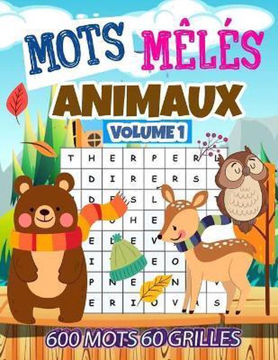 Mots Mêlés Animaux- Mots Mêlés Animaux, Puzzcadeaux Bibliotheque ...