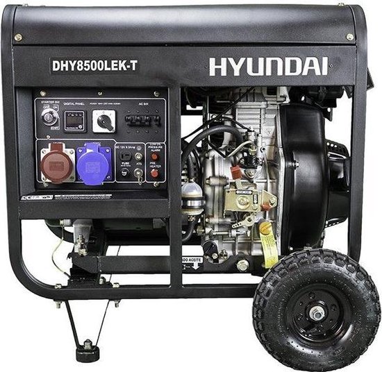 Hyundai DHY8500 LEK-T Standby-dieselkrachtstroomgenerator - 7500W | bol