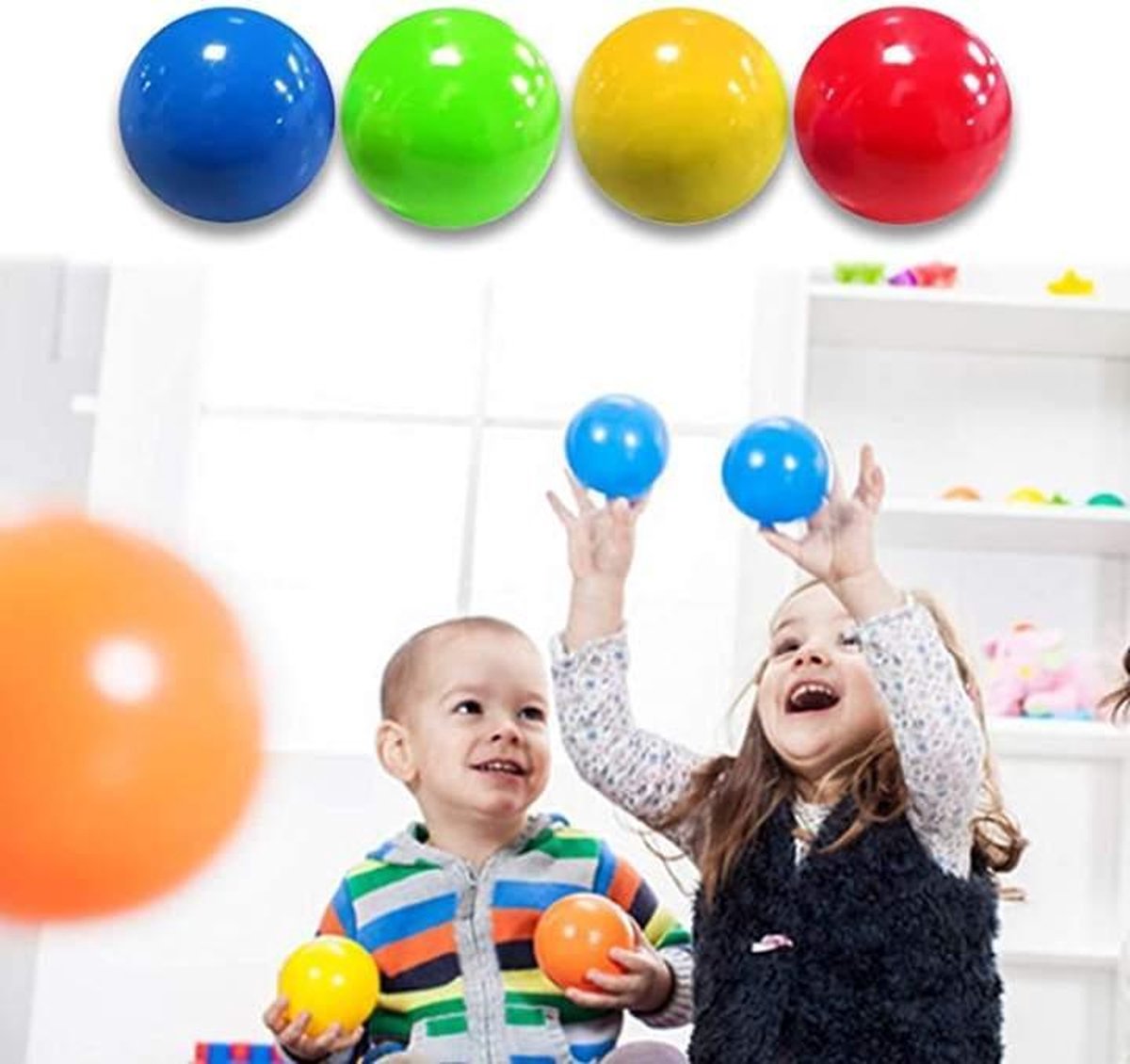 Premium Kwaliteit Sticky Balls Fidget / Klevende Ballen / Plafondballen ...