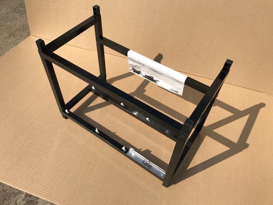 Qrig Mining rig frame small zwart 5 gpu rigframe | bol