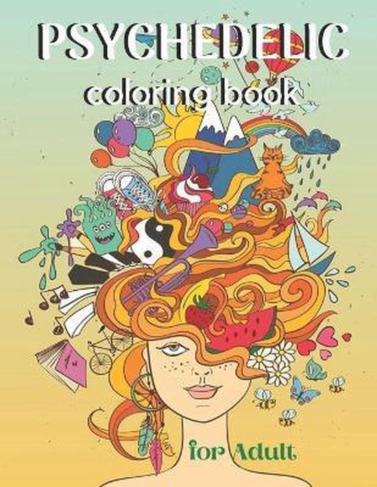 Psychedelic Coloring Book, Sei Press House | 9798655914957 | Boeken ...